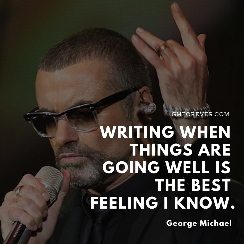 George Michael on the Joy of Writing Songs - George Michael Forever