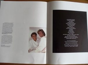 Wham! Final Concert Program: Letters of George Michael and Andrew ...