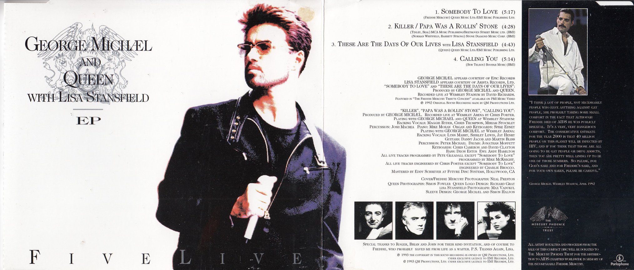 Five Live Press Materials and Promo Ad - George Michael Forever